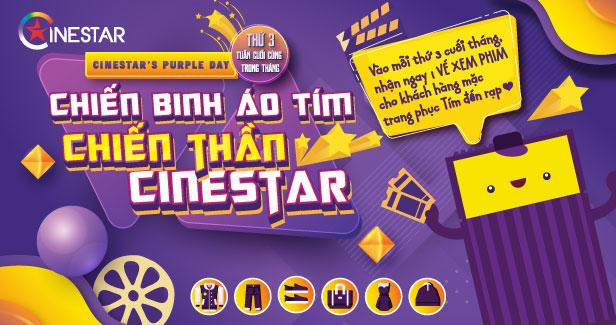 CINESTAR - Hệ thống Rạp chiếu phim giá rẻ, hiện đại bậc nhất